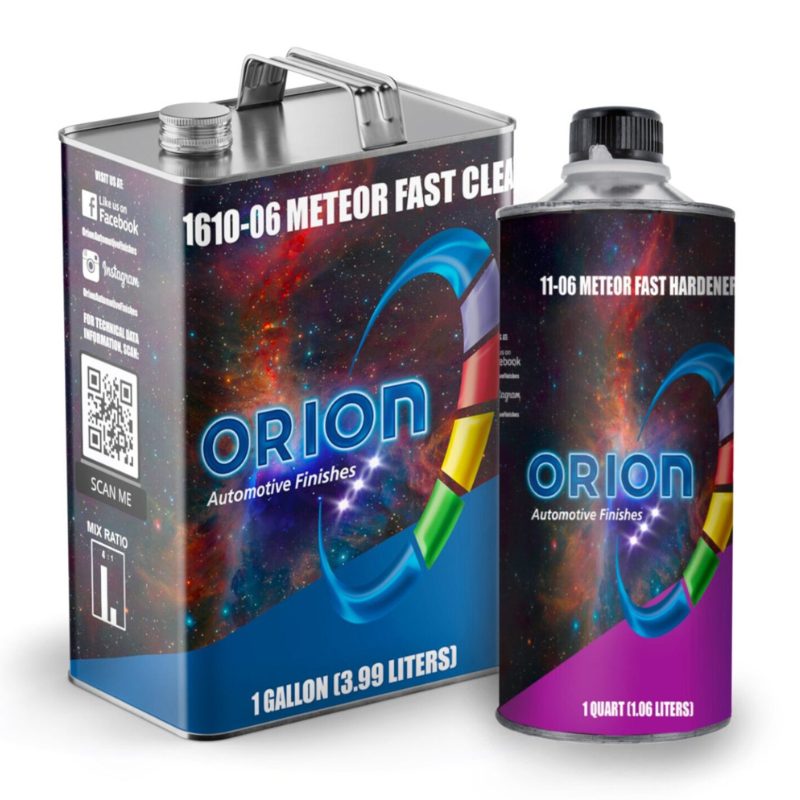 METEOR FAST PANEL CLEAR 1610-06 - GALLON KIT | Orion Automotive Finishes
